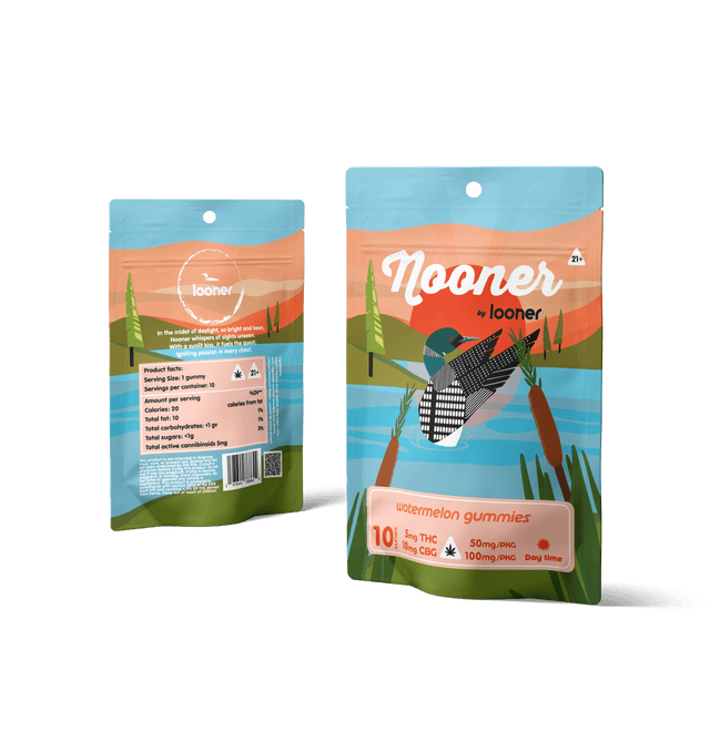 Nooner - Day Gummies 5mg THC 10mg CBG – looner