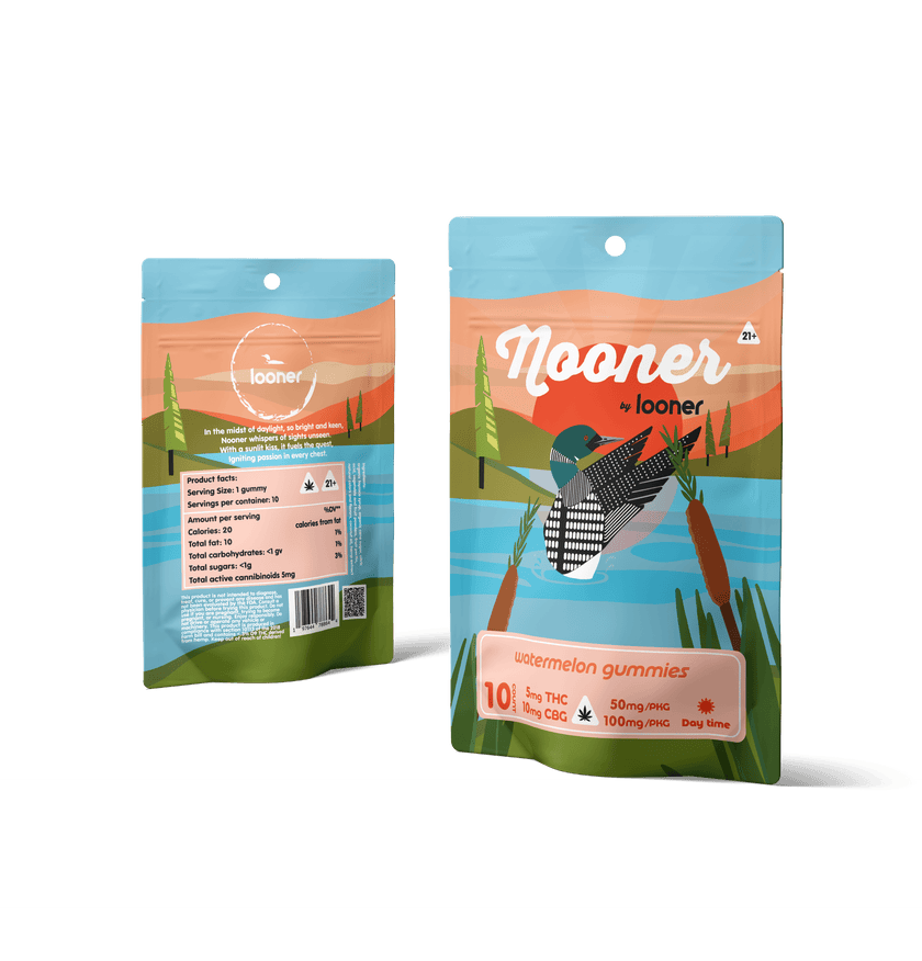 Nooner - Day Gummies 5mg THC 10mg CBG – looner